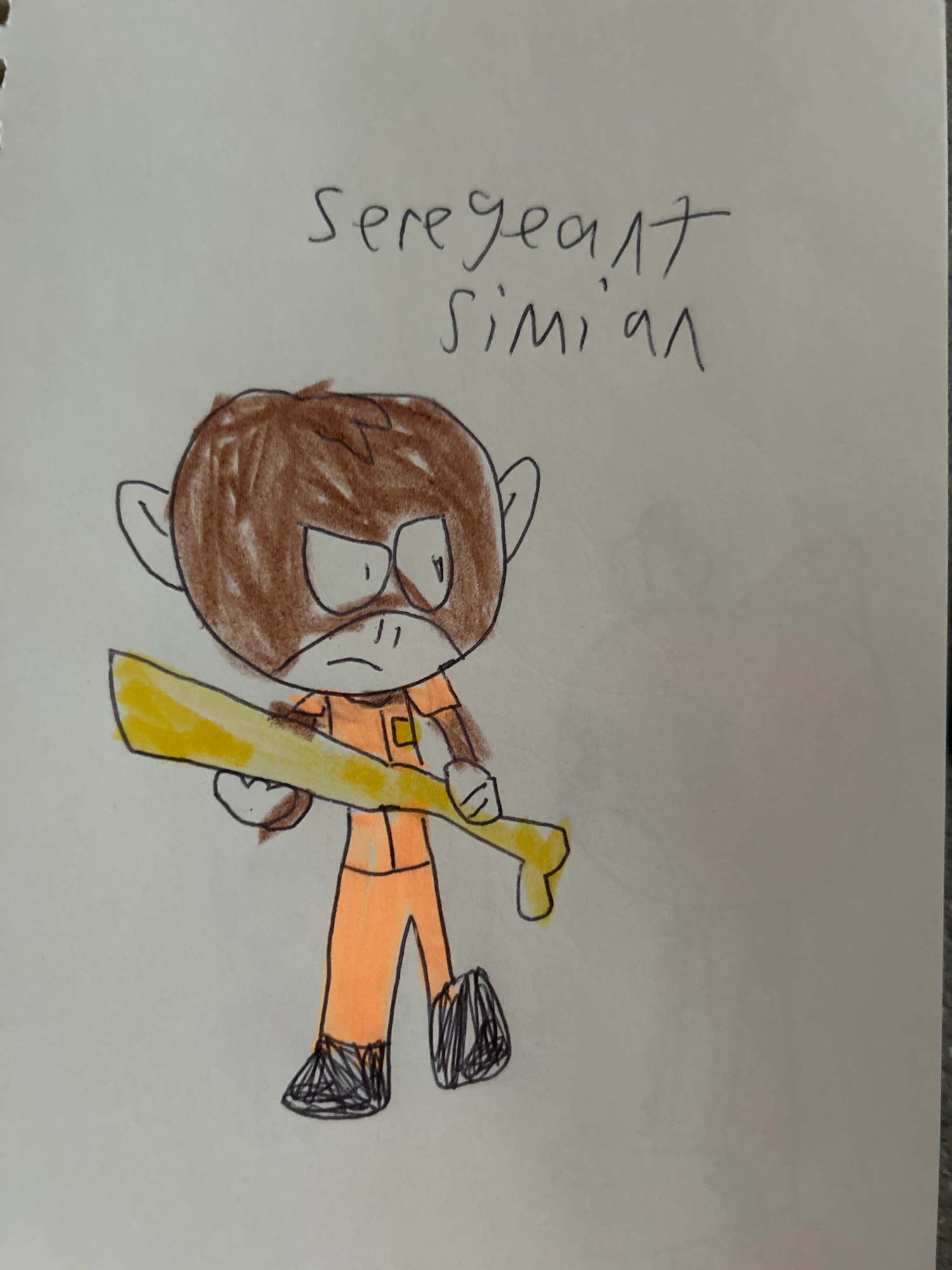 Sergeant simian with a baseball bat | Fandom