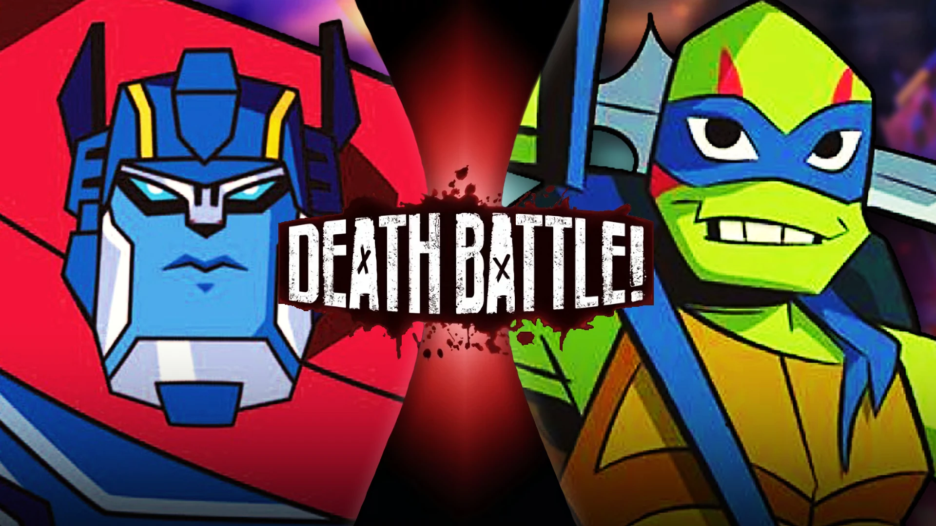 Optimus Prime VS Leonardo (Transformers: Animated VS Rise of the ...