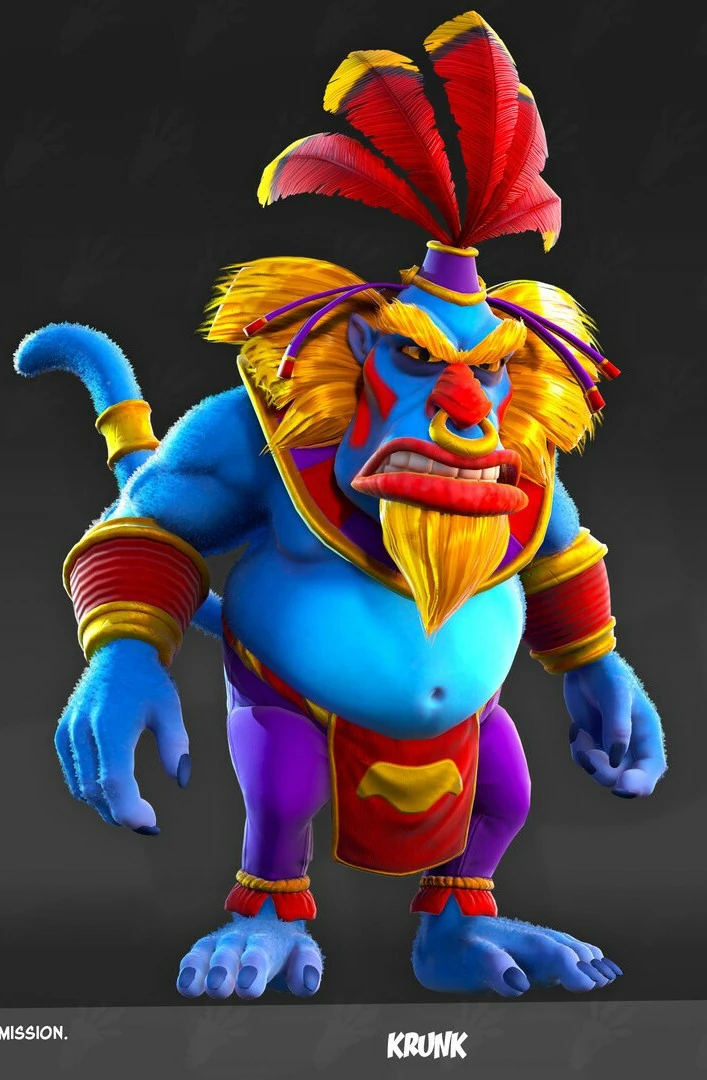 so how does krunk get that collar around his neck? | Fandom