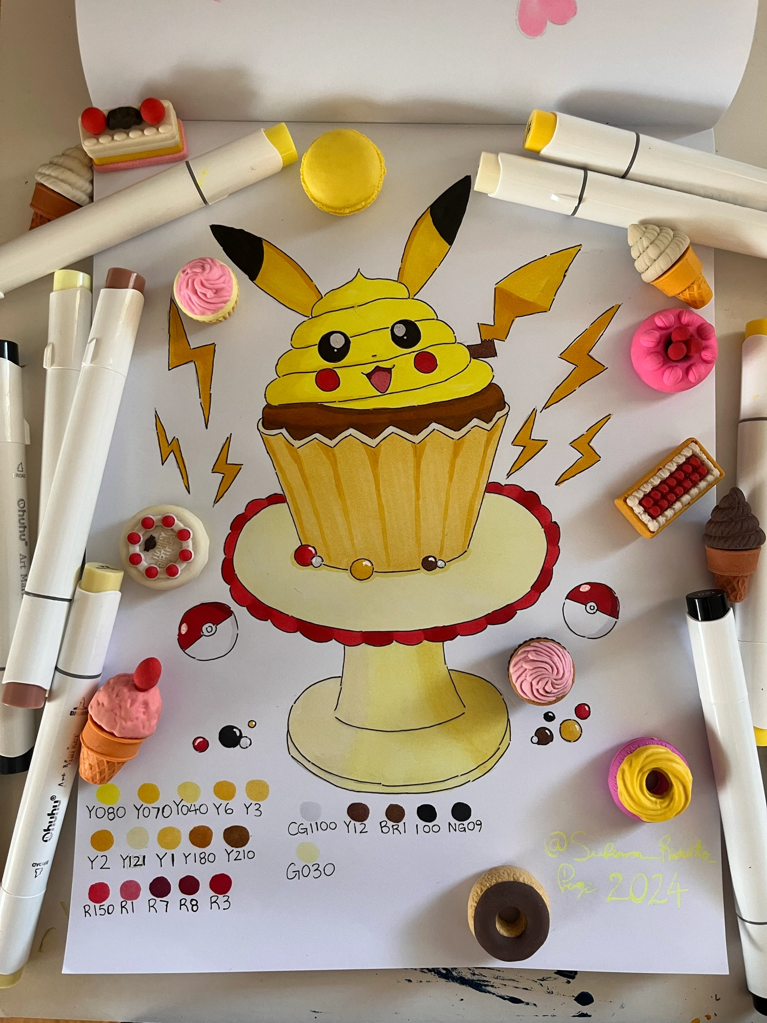Pikachu cupcake 🧁 ⚡️ | Fandom