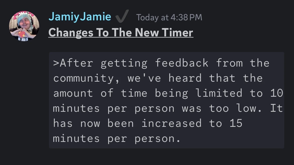 timer change | Fandom