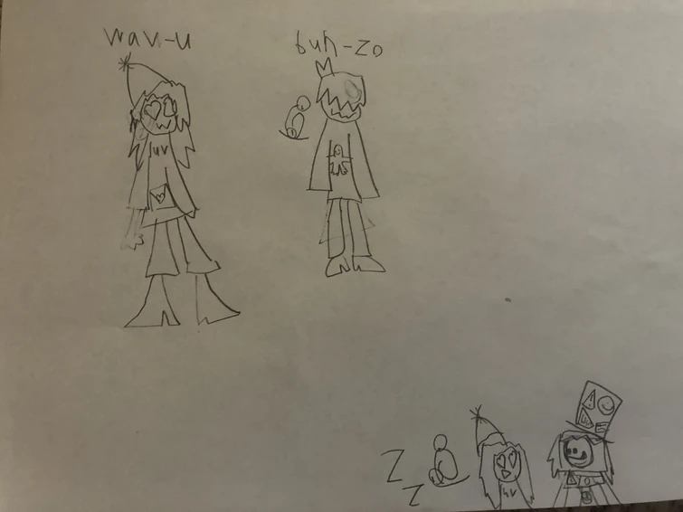 2 more computer virus based ocs (wav-u is the ILOVEYOU and bun-zo is ...