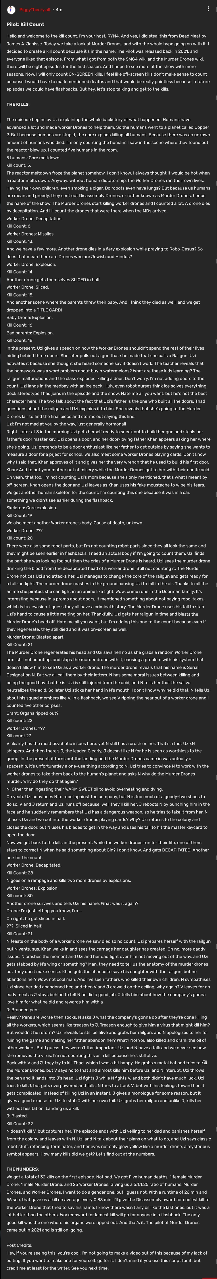 Discuss Everything About Murder Drones Wiki | Fandom