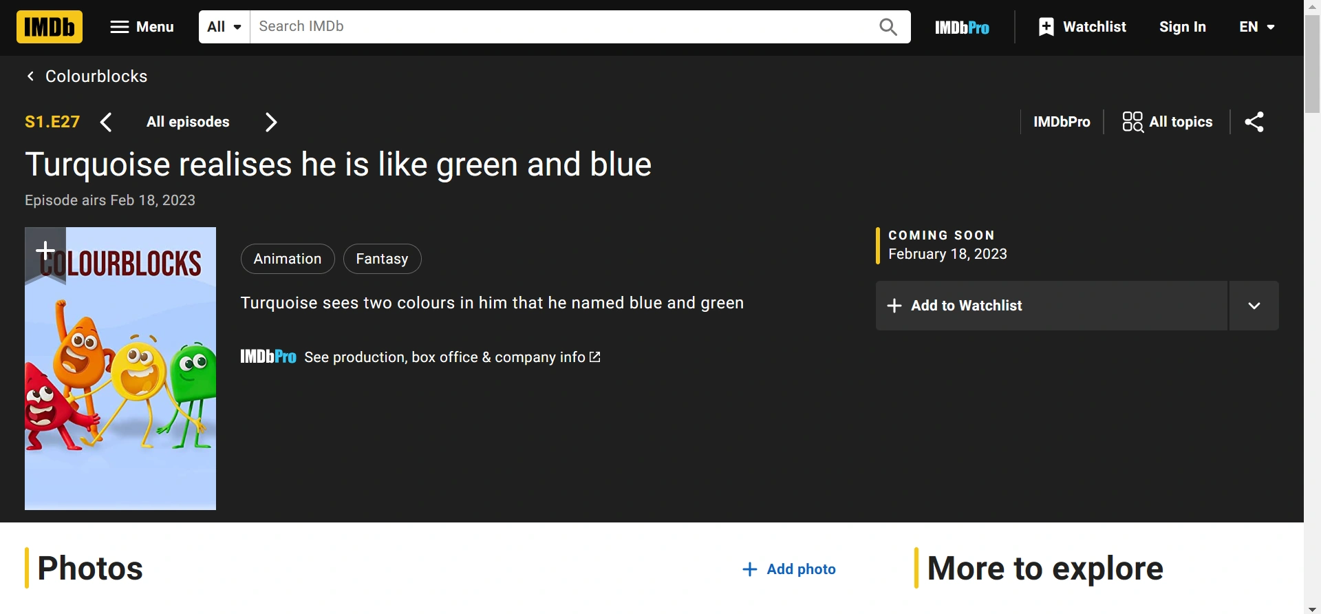 Oh god...is it another dym cid on IMDB?!?!? | Fandom