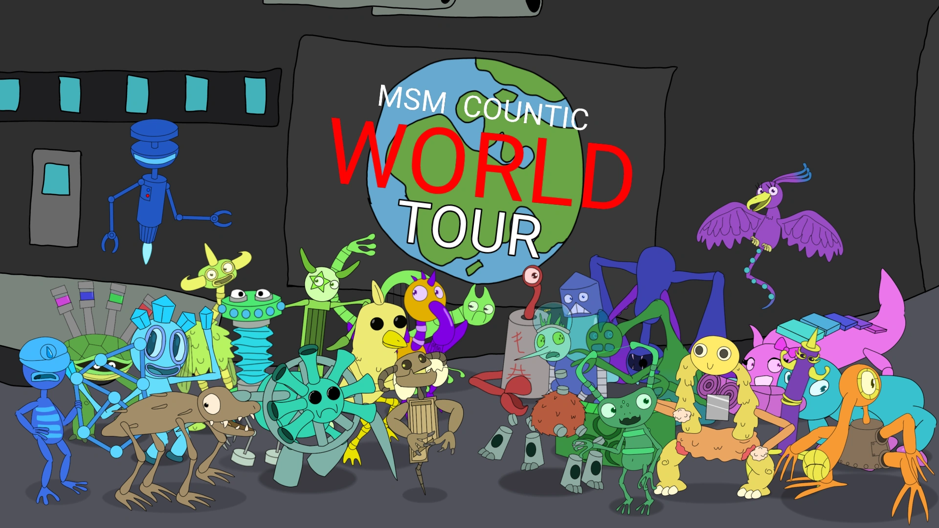 I'm gonna try to make a MSM Countic World version of Total Drama World ...