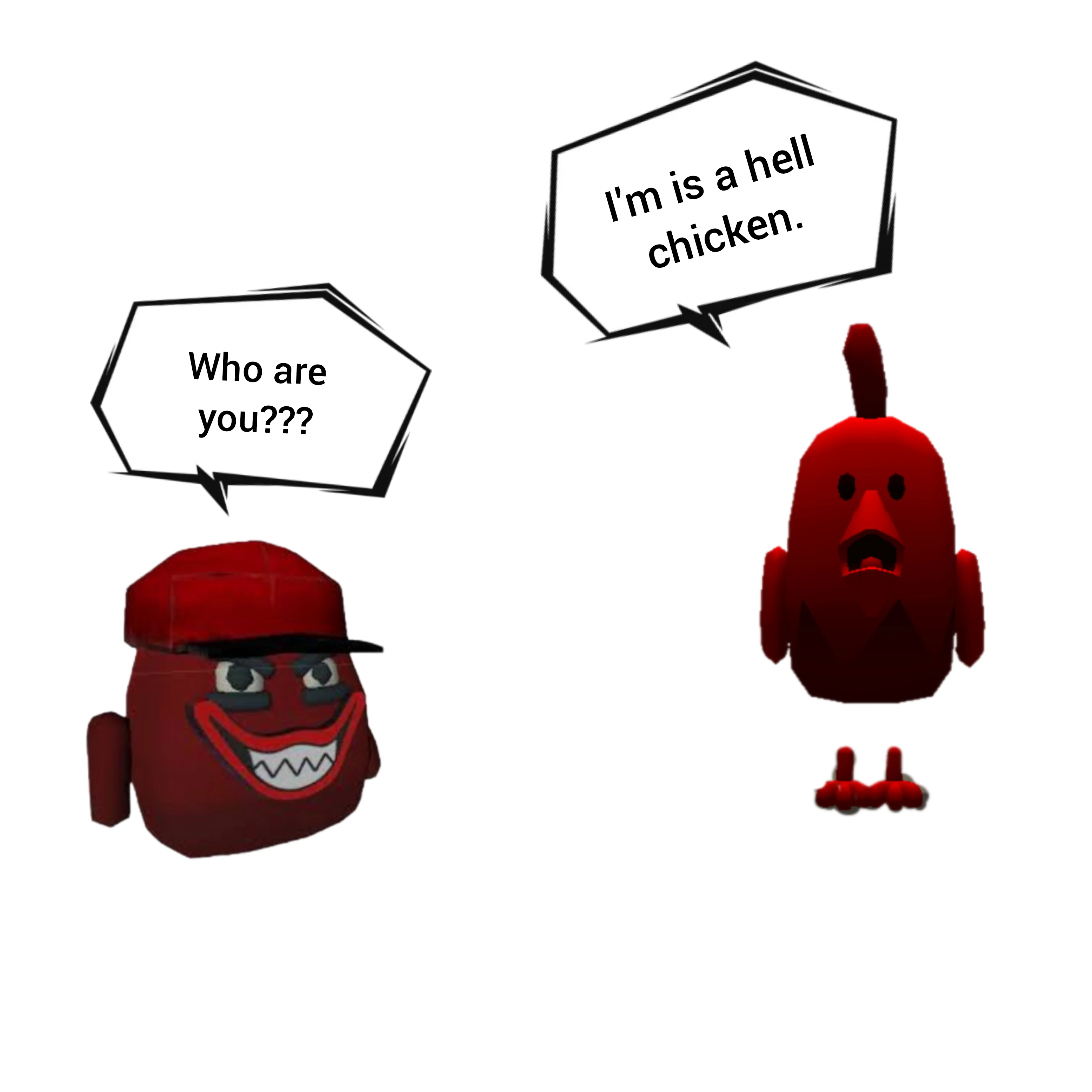 Meat chicken and hell chicken | Fandom