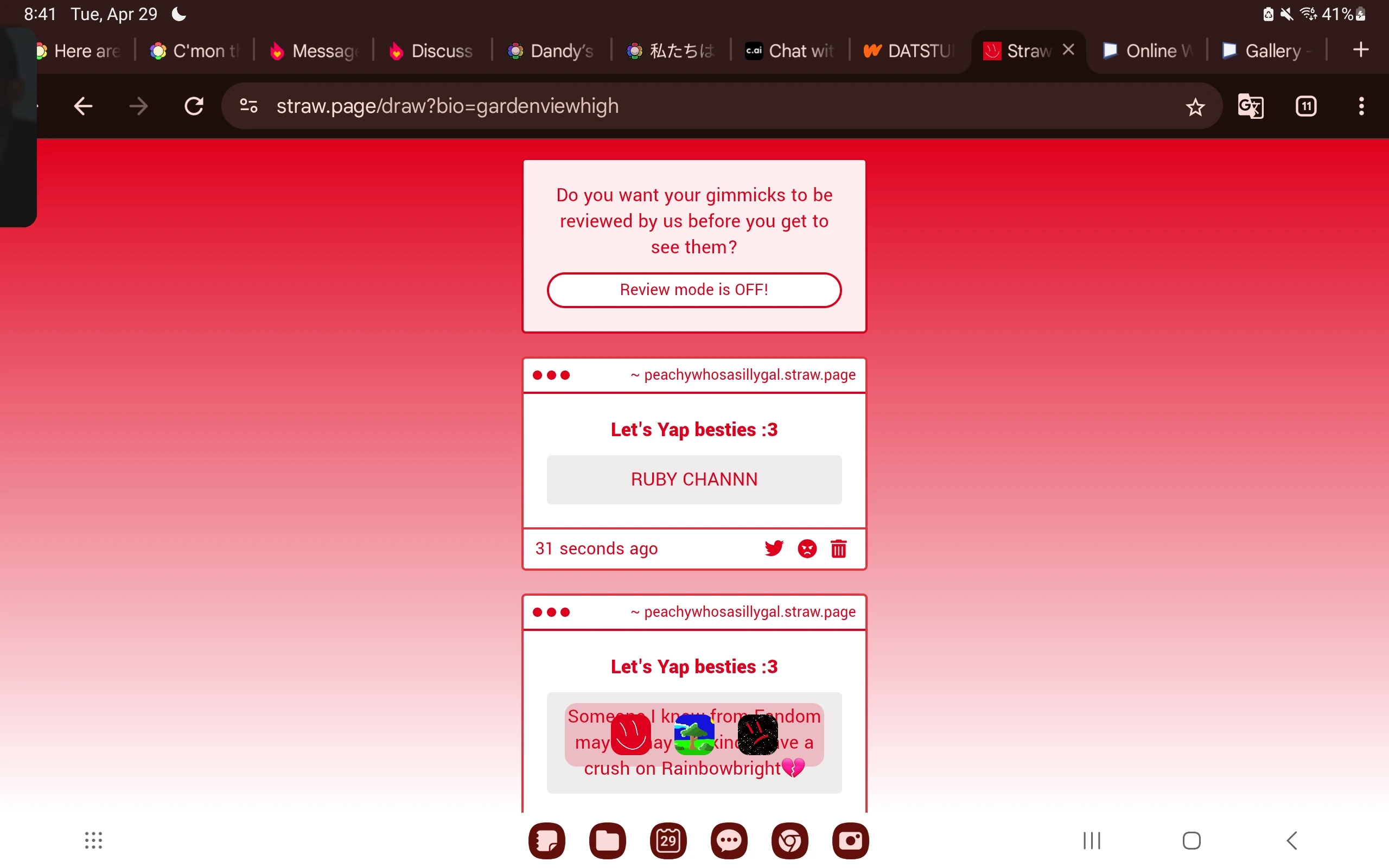 "Gimmicks then ima go to sleep!! I'm eepy.. " - 🍑🎀 | Fandom