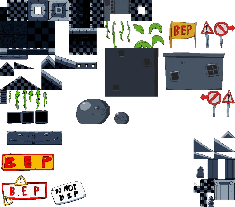 slightly updated bep gutter tileset | Fandom