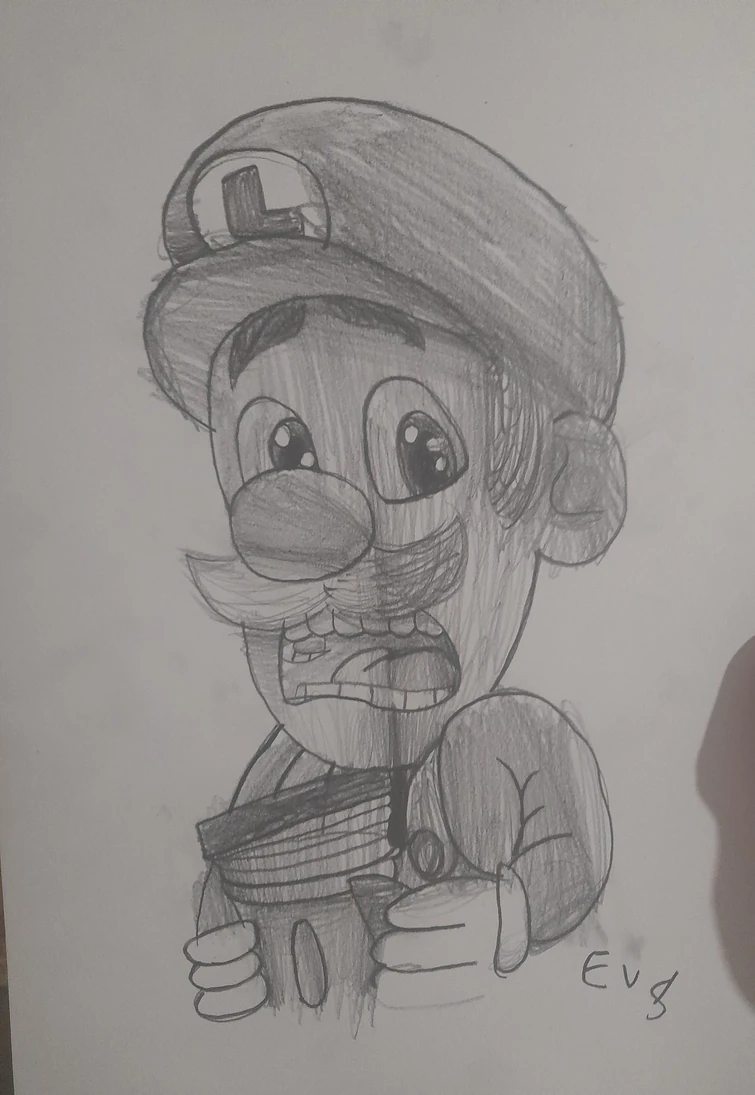 My sketch of Luigi | Fandom