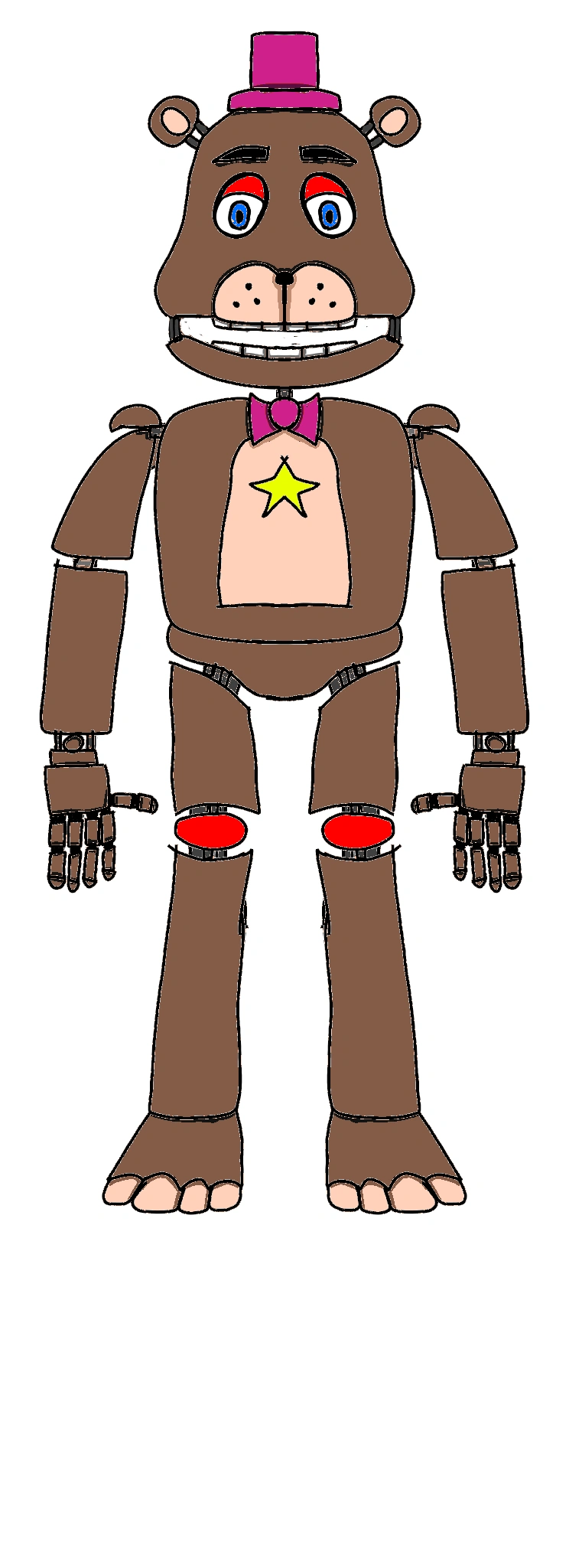 Wave 1 of redesigned FFPS Animatronics: Rockstars + Contained Puppet ...