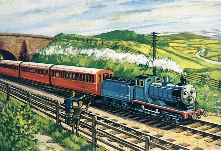 Can someone post Edward pulling Coaches? | Fandom