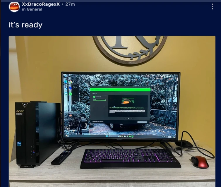 Hey man, cool setup | Fandom