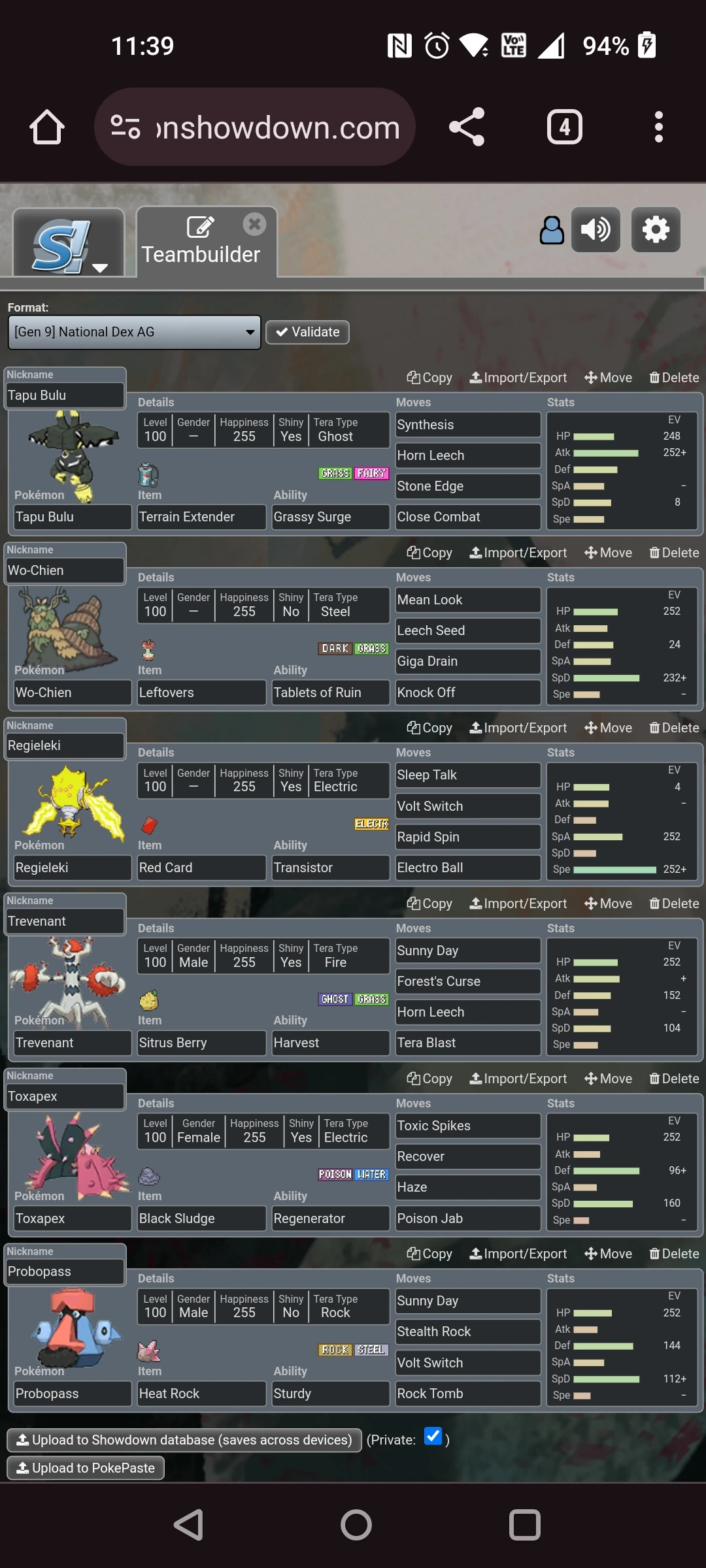 Thoughts on my showdown team? | Fandom