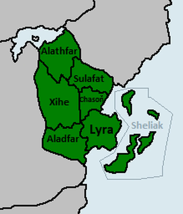 So I made a map of Cetan territories | Fandom