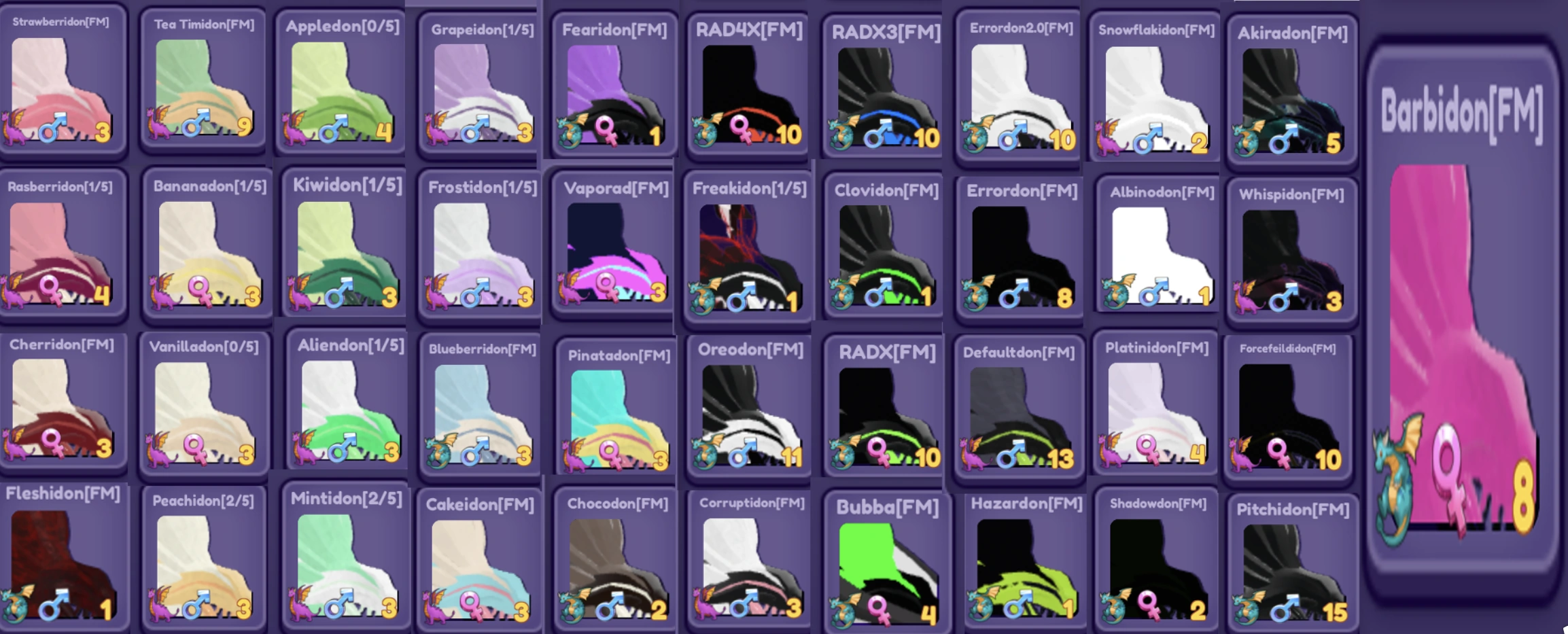 MY NEW UPDATED RADIDON COLLECTION ️ | Fandom