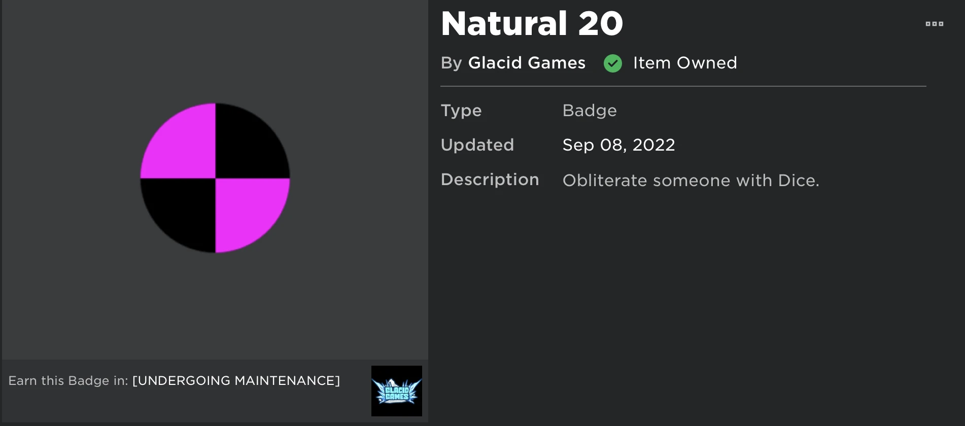 wait did the new badge copy from a game that tencelll deleted? | Fandom