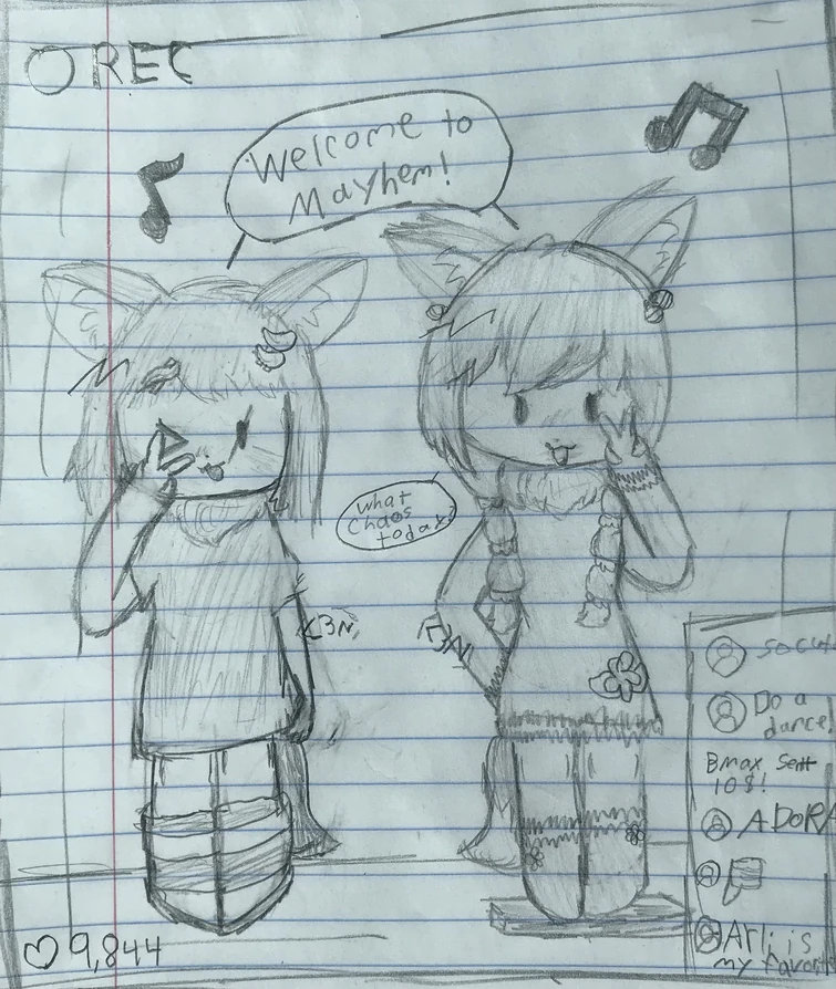 Traditional art dump :3 (my expression changed to ;-; after doing this ...