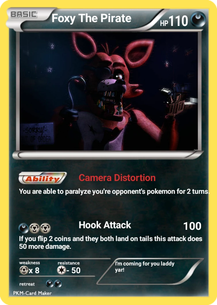 So what do you think of these custom fnaf pokemon cards that I made ...