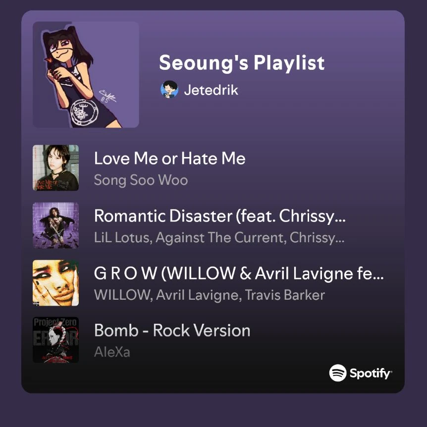 I made Seoung's Playlist cuz why not | Fandom