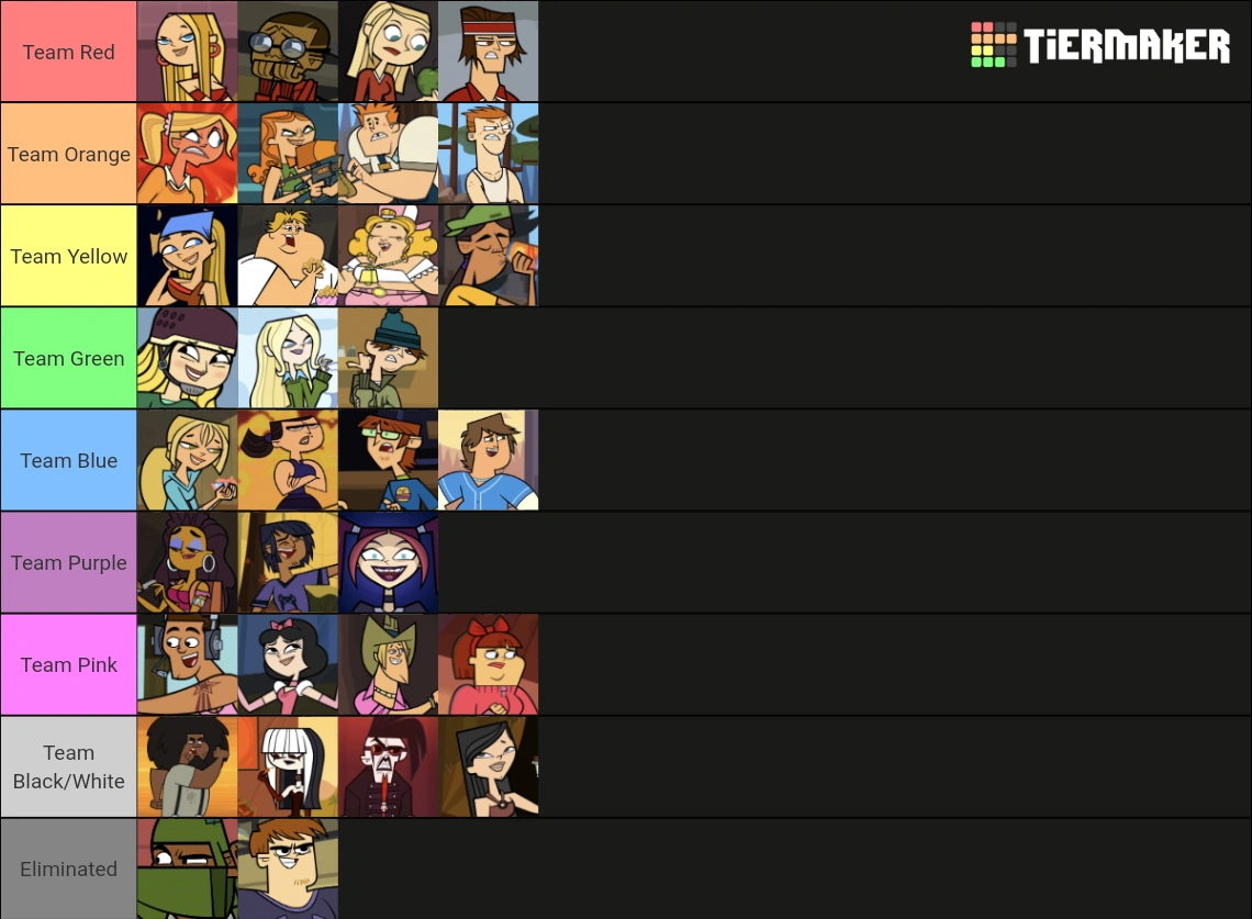 Total Drama Battle Of Colors Viewer Vote Ep 2 | Fandom