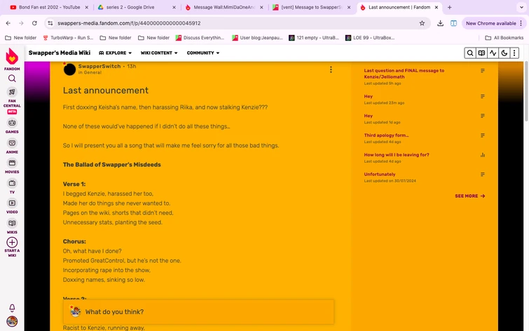 [vent] Message to SwapperSwitch | Fandom