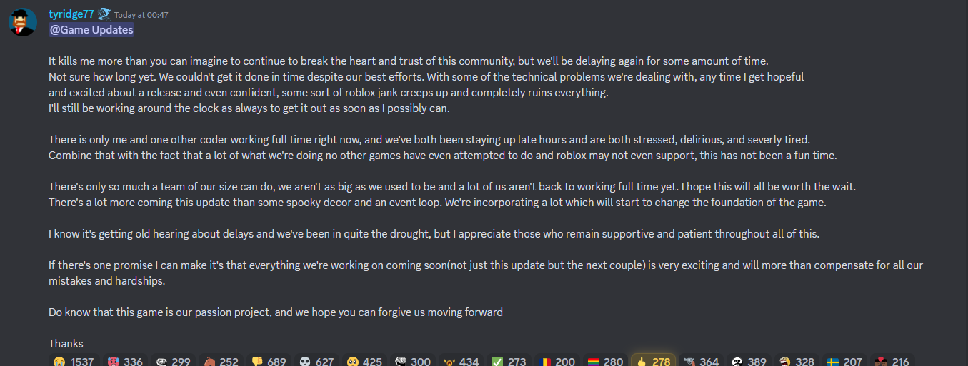 Update canceled | Fandom