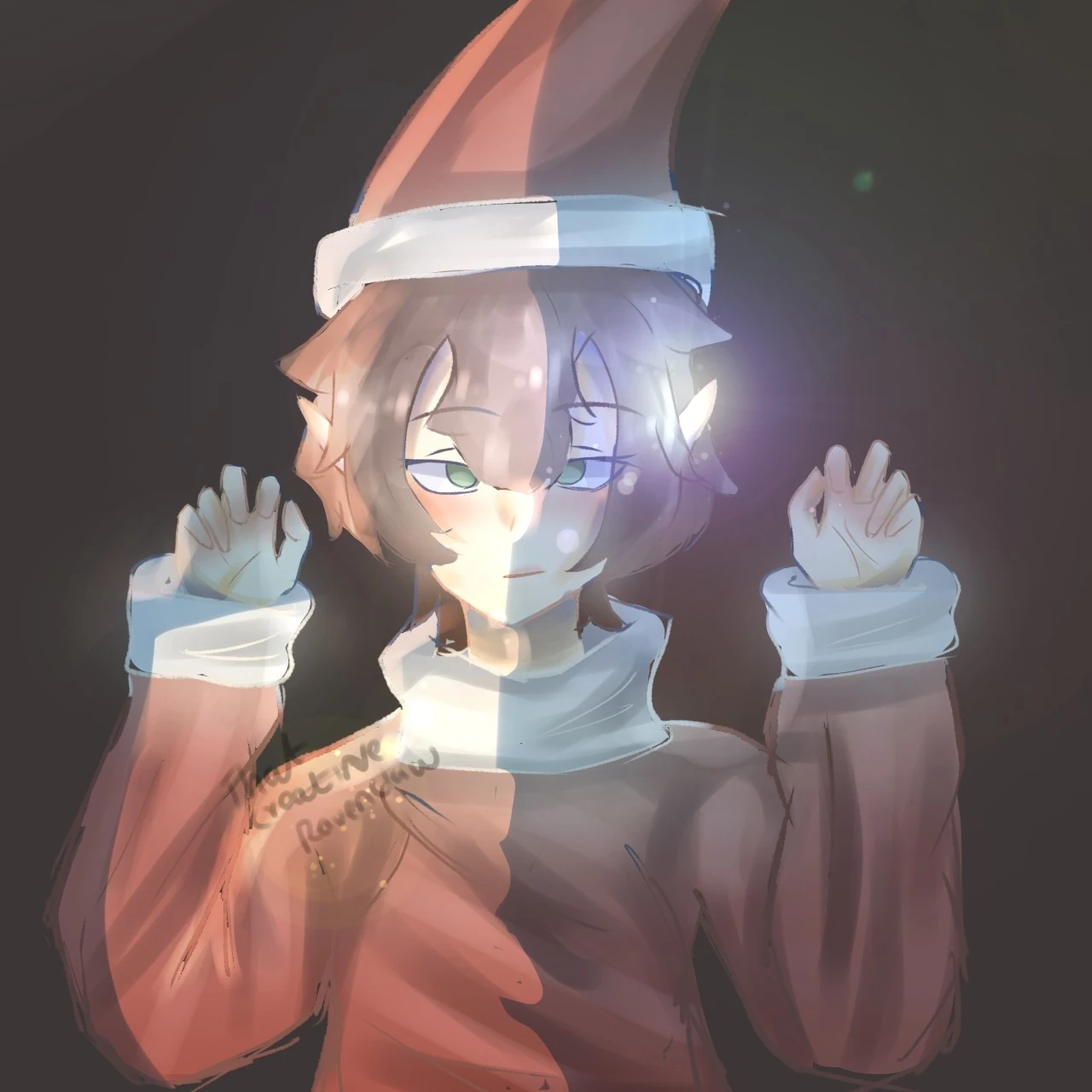 i drew this for christmas | Fandom