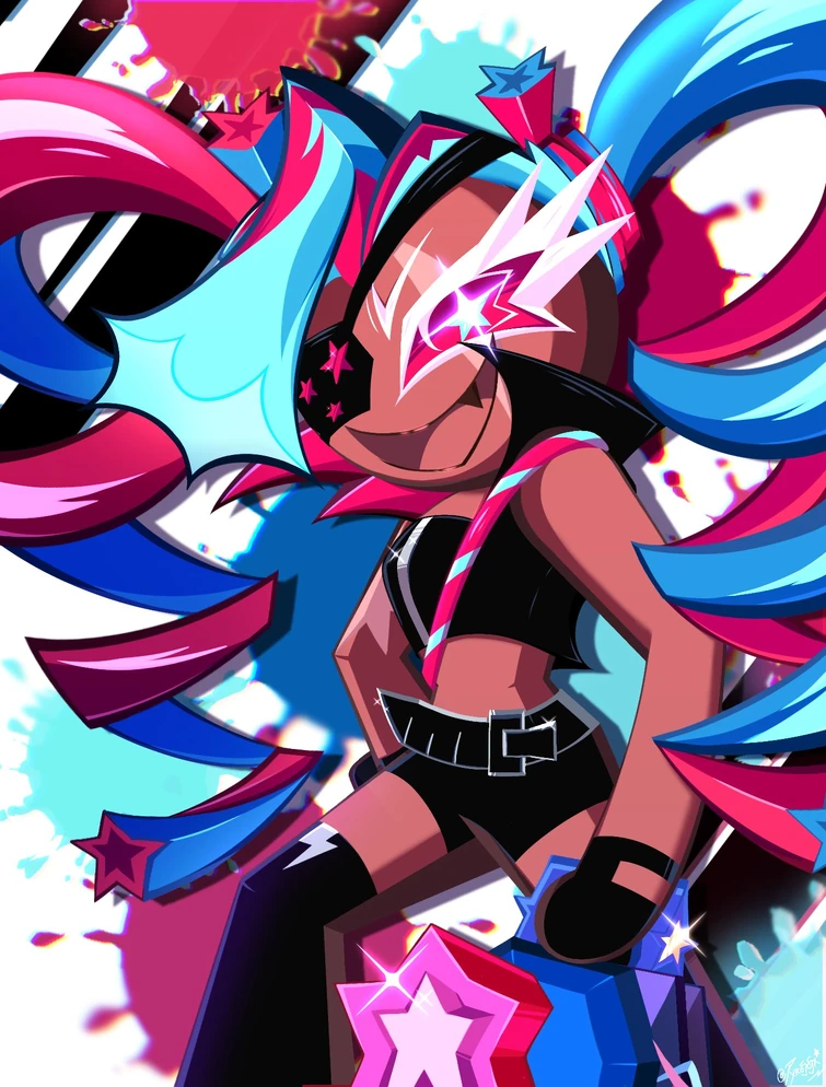 Twizzly Gummy Cookie fan-art by Twitter user Pyro5o5x. | Fandom