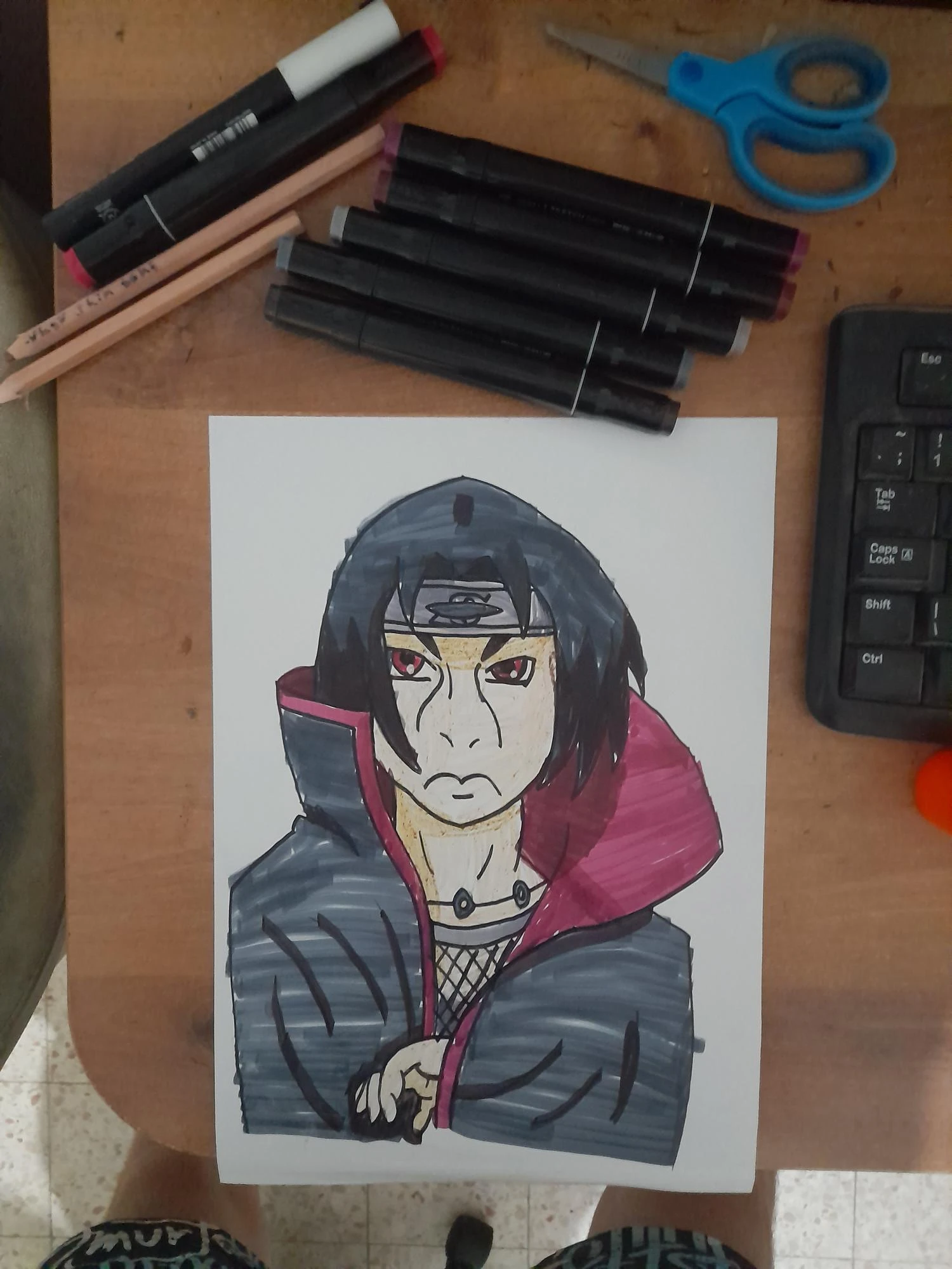My drawing of Itachi | Fandom