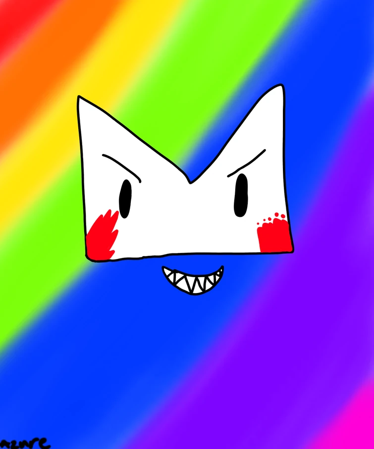 I made myself a pride month pfp (warning: blood) | Fandom