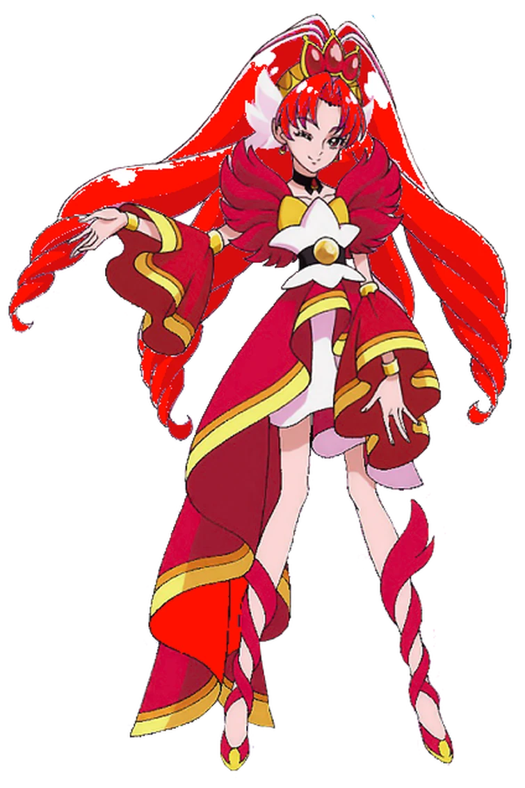 Cure Scarlet with Red Hair | Fandom