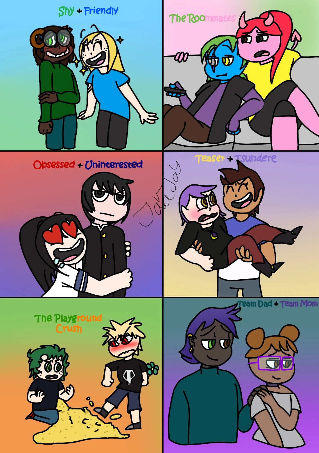 Romantic tropes art | Fandom