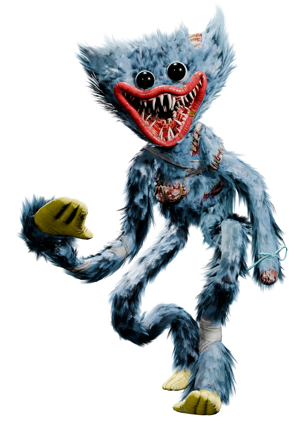 They finally gave wounded Huggy a better render | Fandom