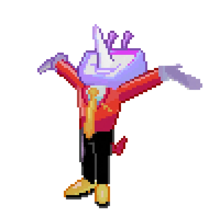 Tenna from Deltarune in the style of gen 3 | Fandom