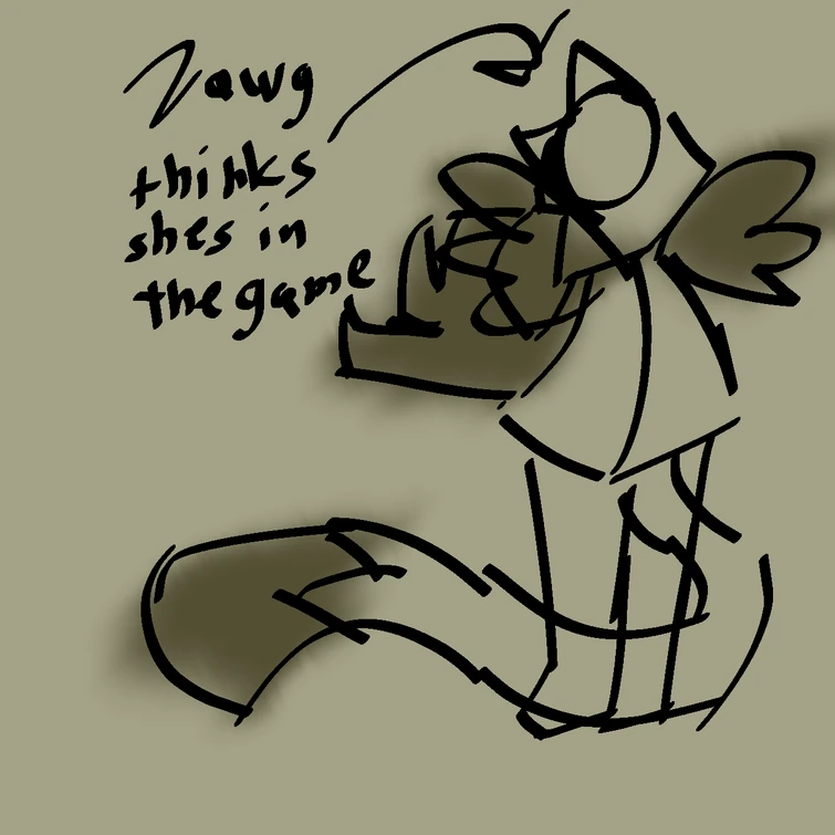 Zawg thinks she’s in the game | Fandom