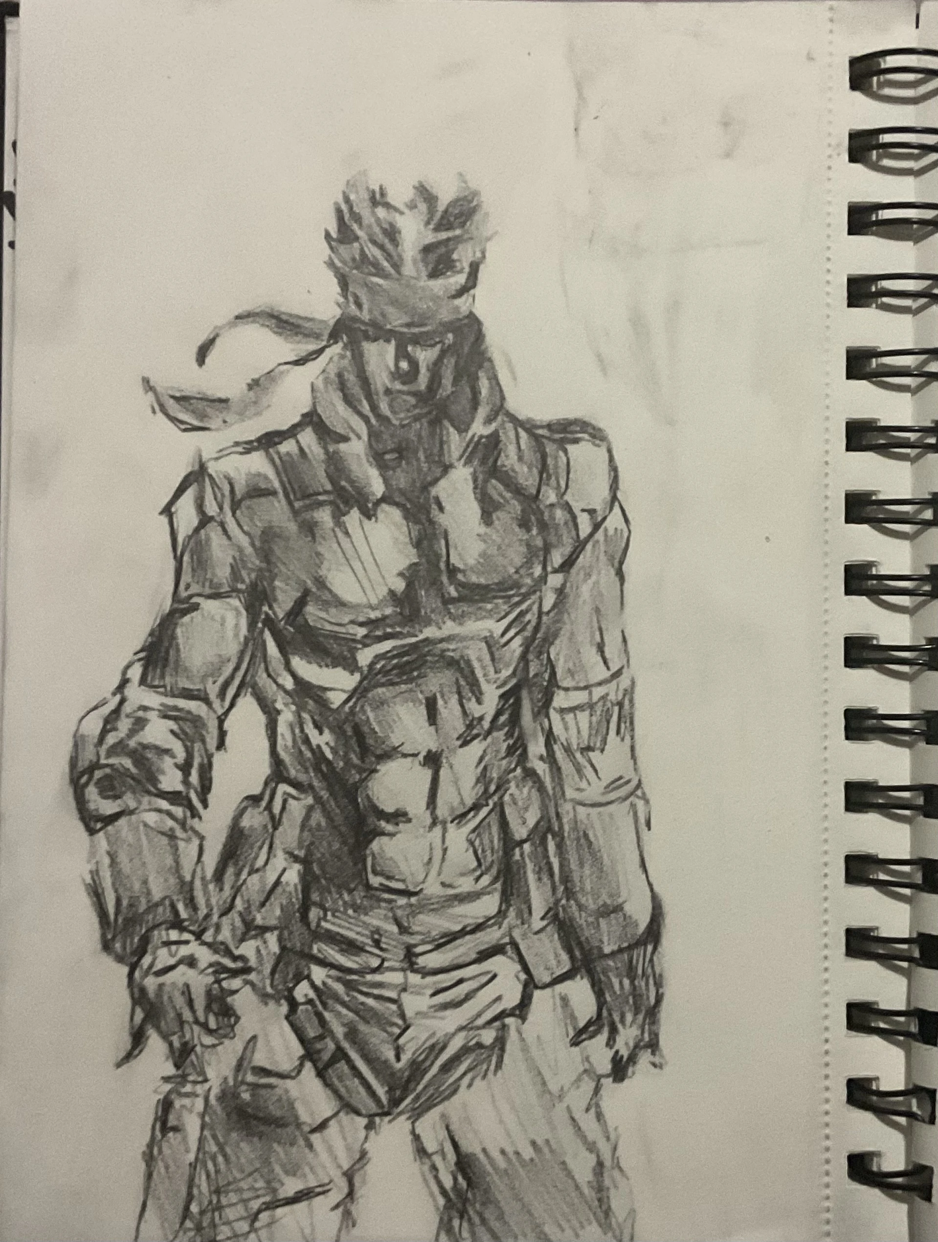 Solid snake drawing | Fandom