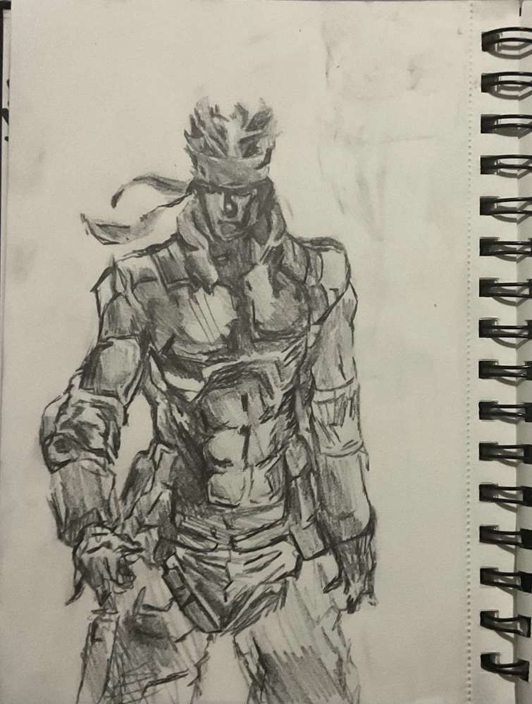 Solid snake drawing | Fandom