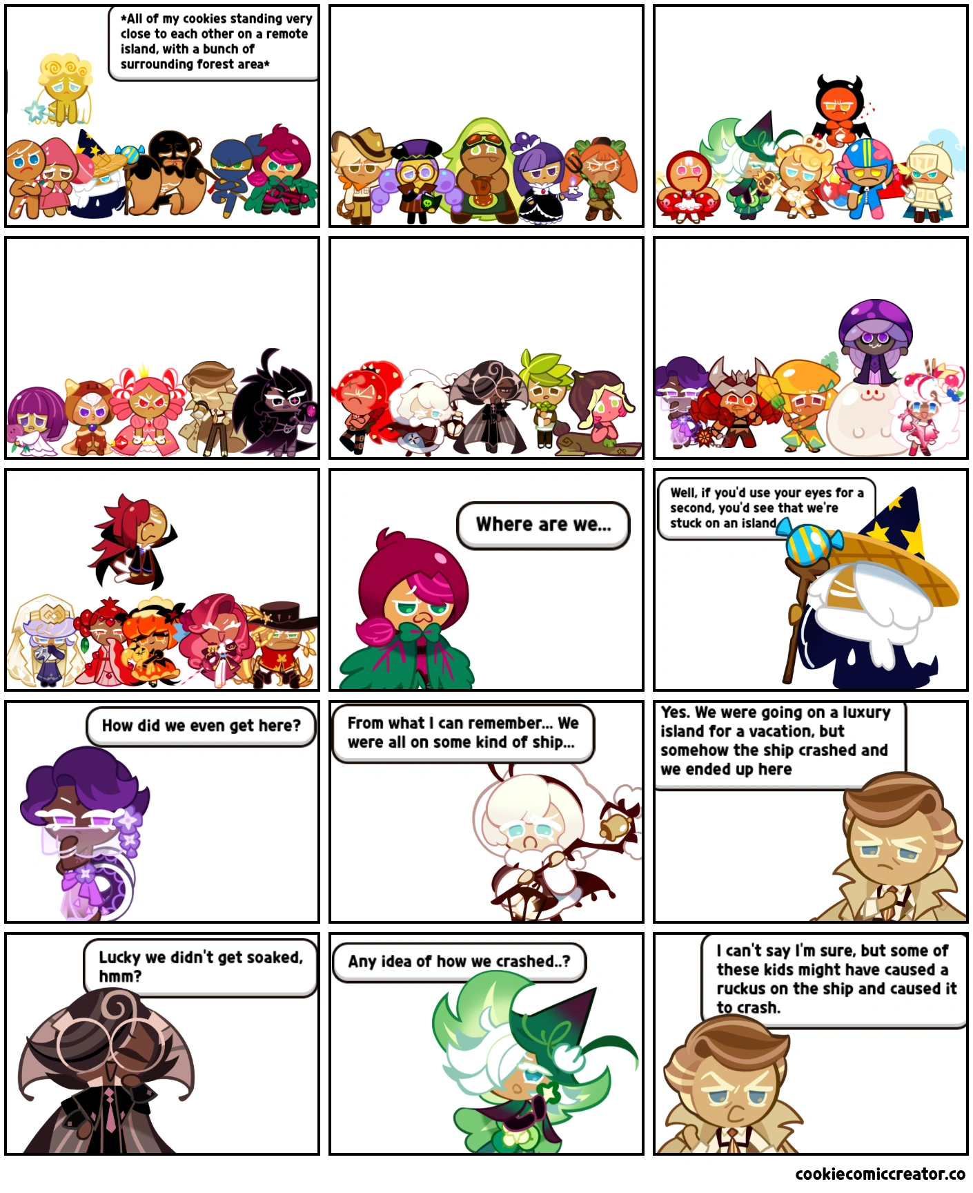 a little comic thing im making with all the cookies i have | Fandom