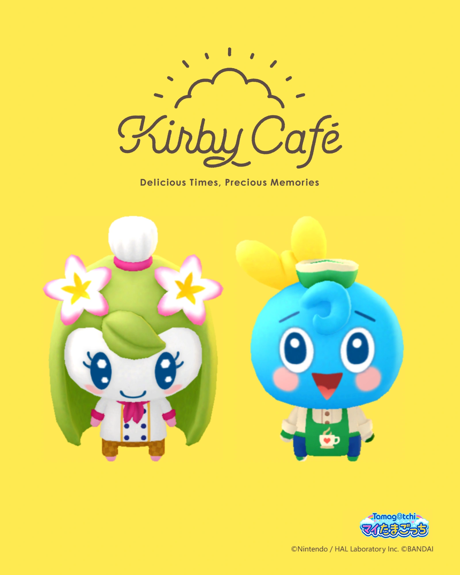 My Tamagotchi Forever x Kirby Café Original F3 Size Canvas Art ...