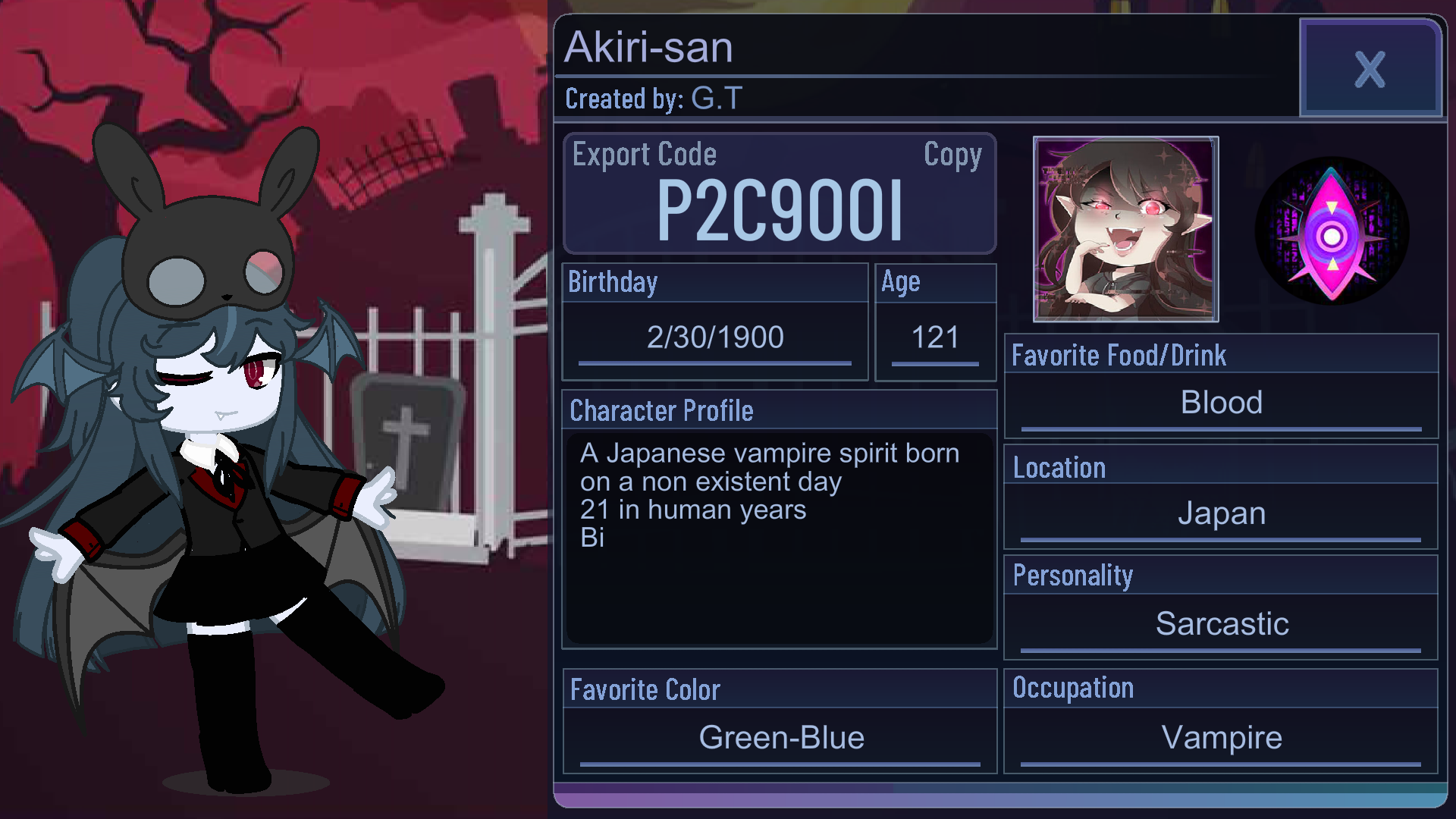 Vampire OC bc all the cool kids be doing it | Fandom