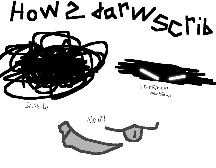 in my tired no sleep state right now i made a lil scribble guy | Fandom