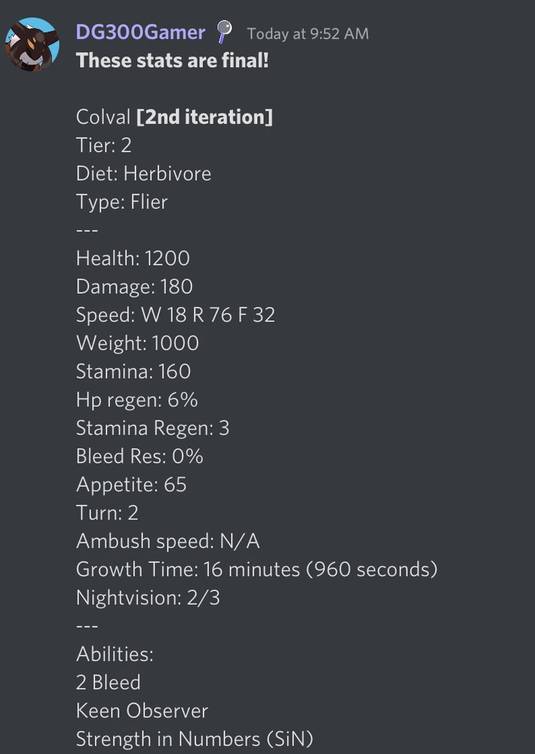 Arachyu and colval stats! | Fandom