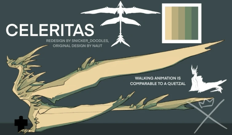 Celeritas's back of wing design | Fandom