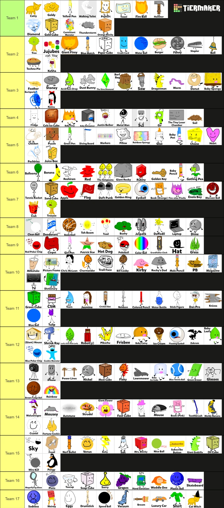 BFDI 17 VV #7 | Fandom