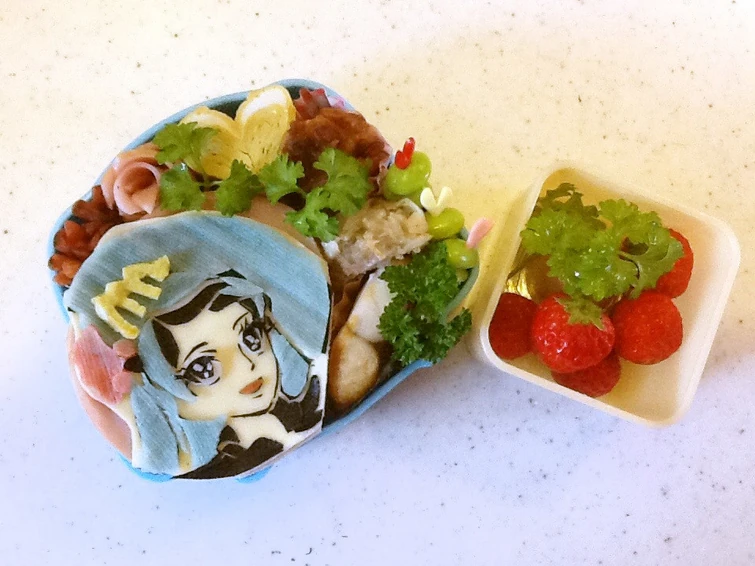 The Real Precure Character Food Arts ("Chara-Ben", Character-Bento) in ...
