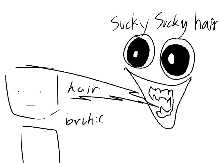 sucky sucky hair | Fandom