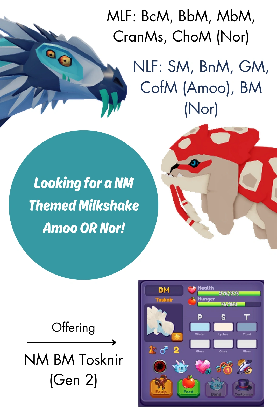 LF NM MILKSHAKE themed Amoo or Nor | Fandom