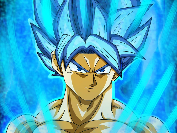 CC universal blue Goku drawing | Fandom