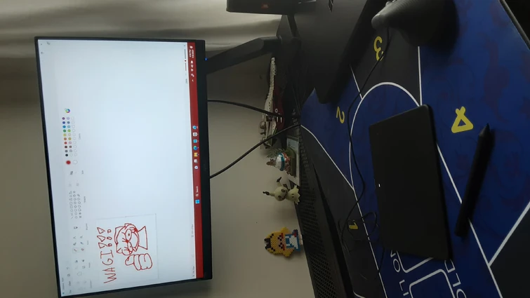 Got a new gaming setup (and new drawing tablet) and I'm still shitposting | Fandom