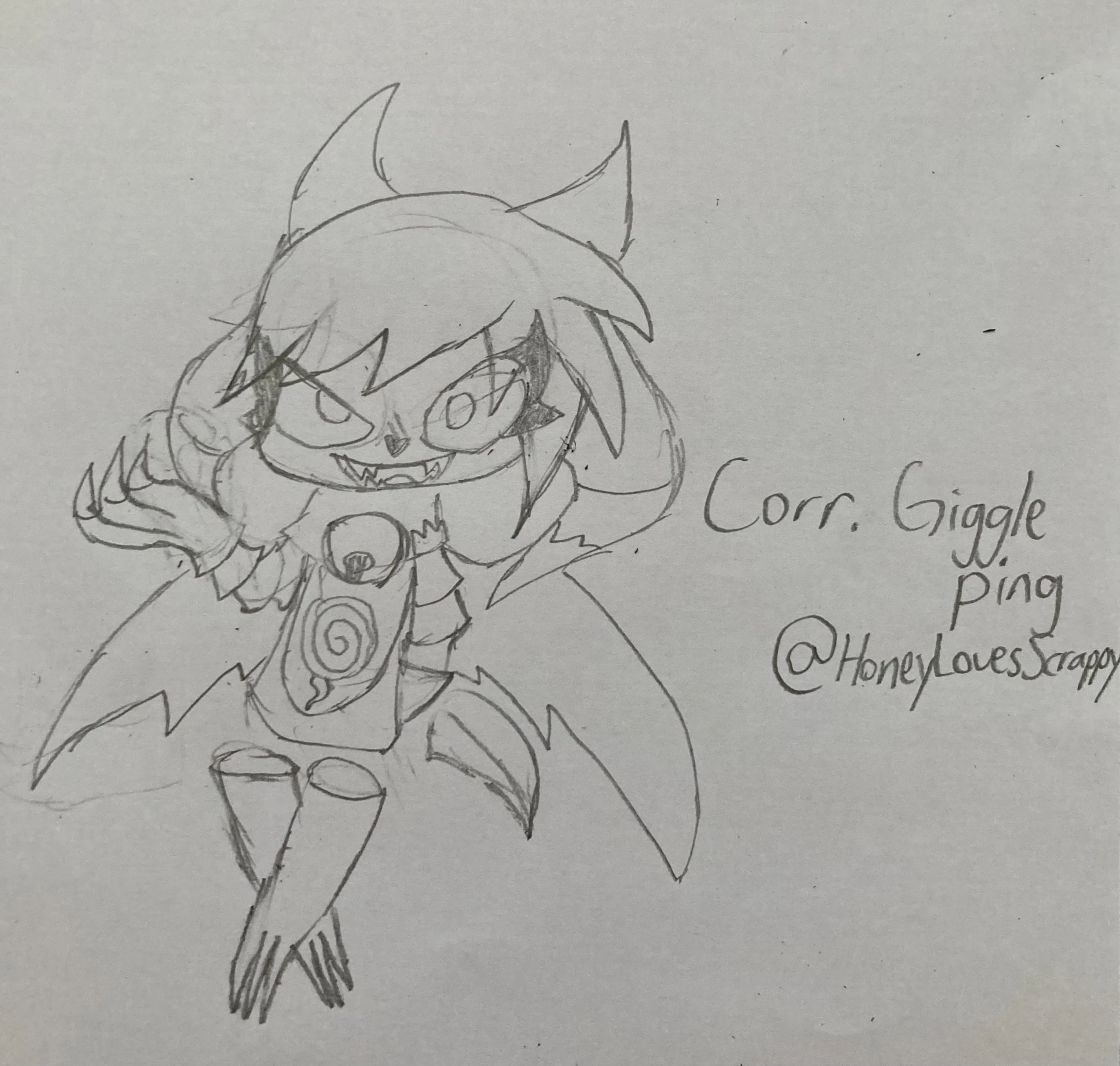 Corrupted Giggle ping fanart! | Fandom